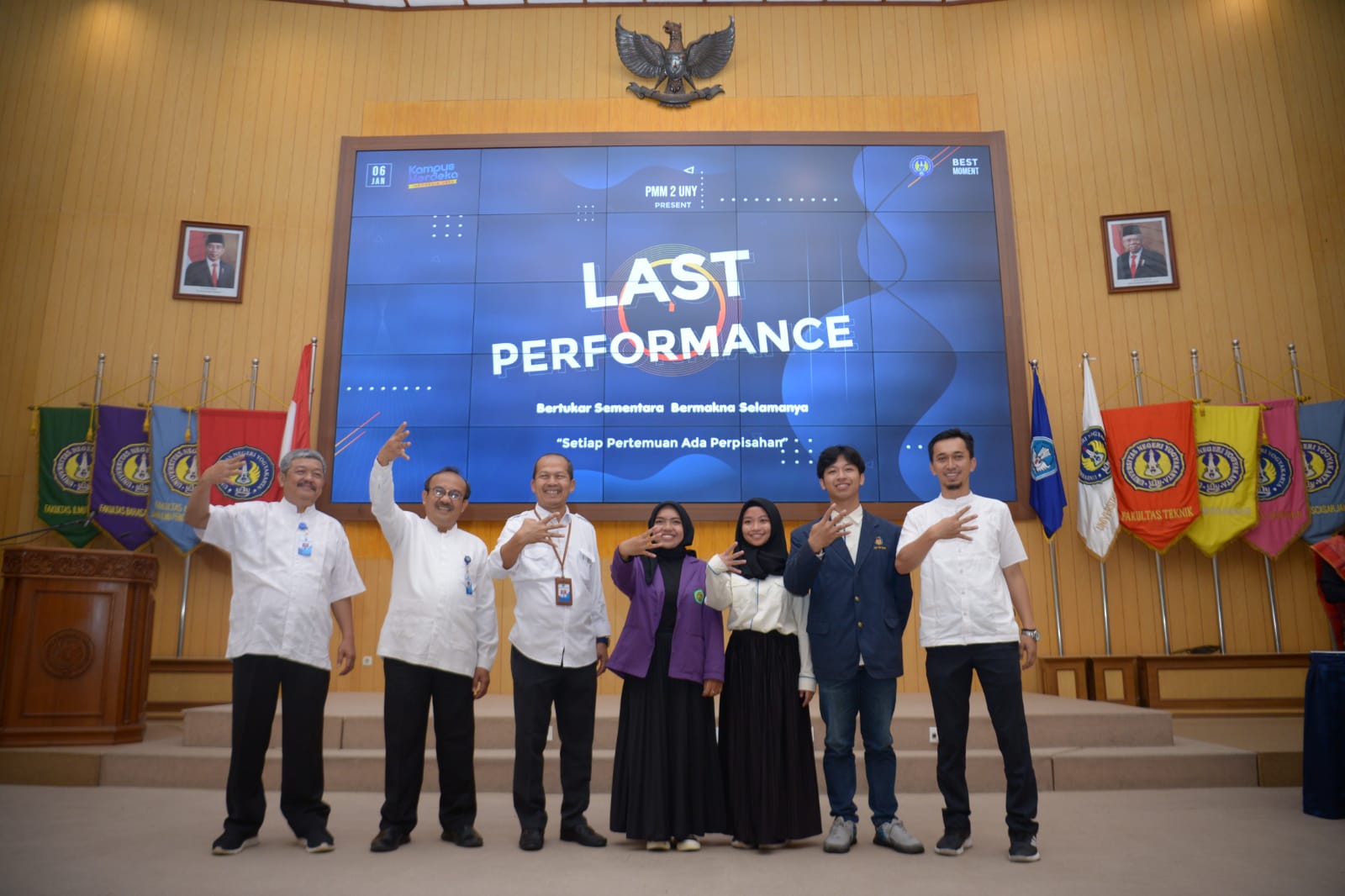 Pelepasan Pertukaran Mahasiswa Merdeka UNY | Universitas Negeri Yogyakarta